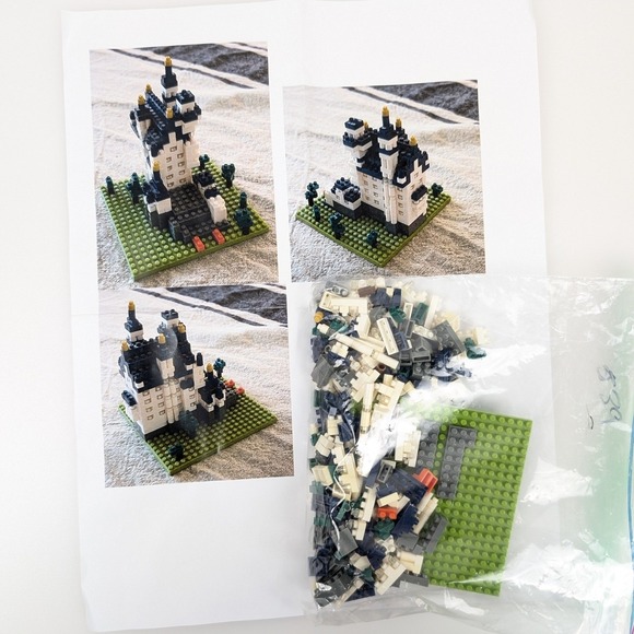 nanoblocks | Toys | Nanoblock Neuschwanstein Castle Nbh98 Kawada Castle ...